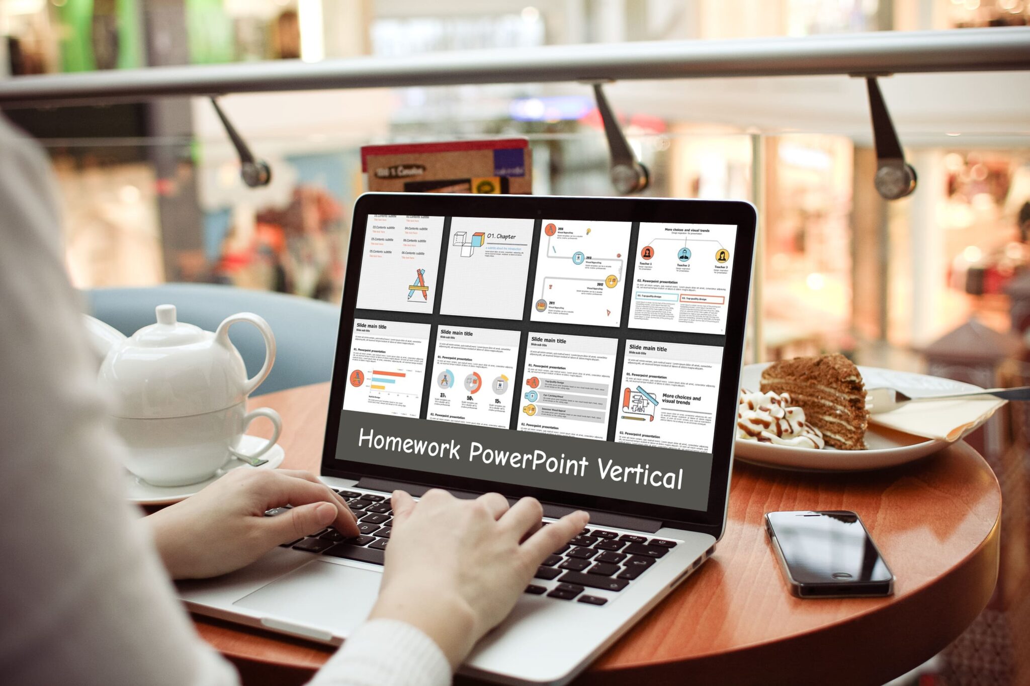 Homework PowerPoint Vertical – MasterBundles