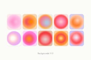 Round Circle Gradient Textures PS – MasterBundles