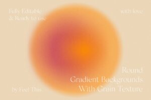 Round Circle Gradient Textures PS – MasterBundles