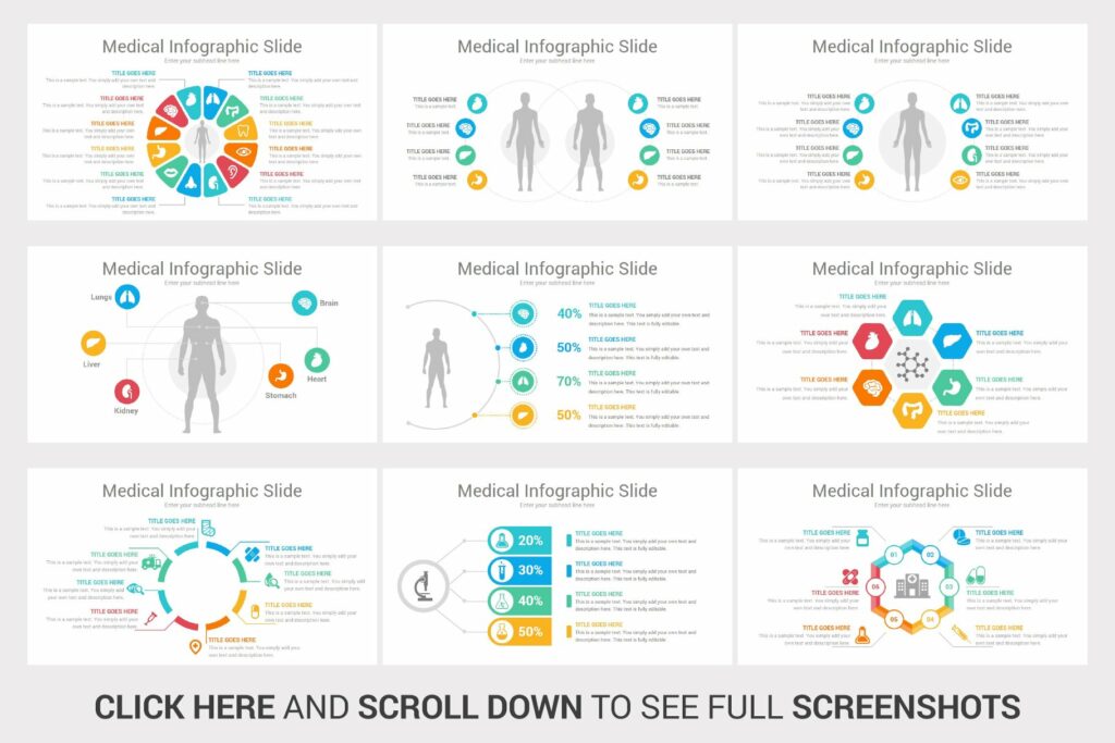 Medical Infographics PowerPoint – MasterBundles