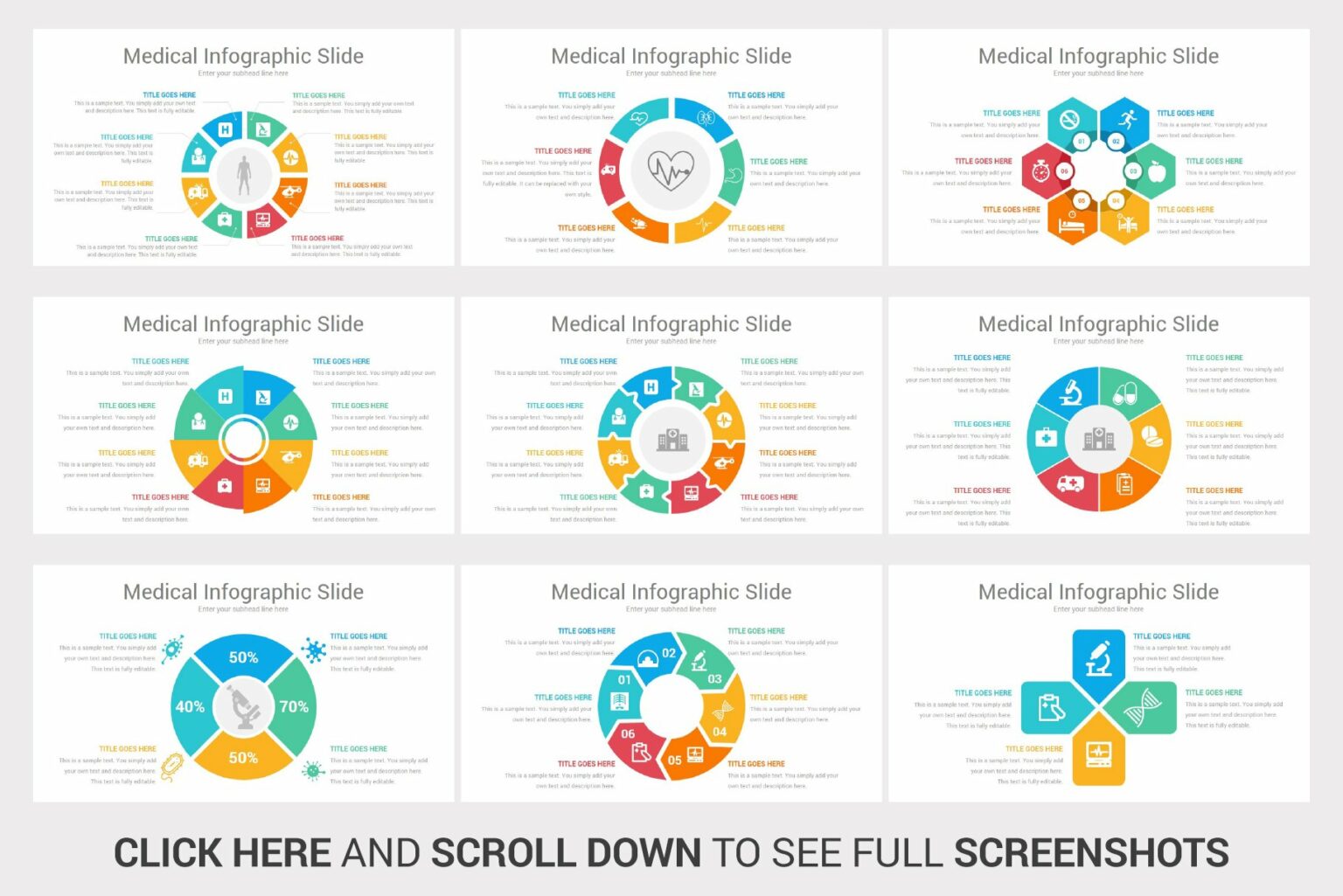 Medical Infographics PowerPoint – MasterBundles