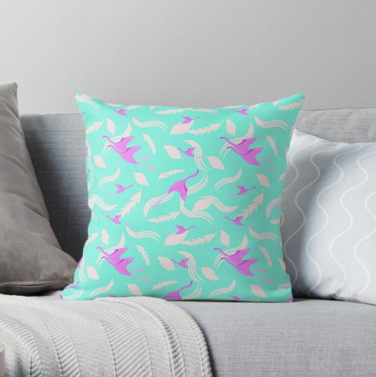 Set of wave patterns. Flamingo pattern and feather.Flamingo picture ...