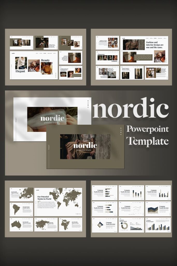 Nordic - Powerpoint Template – MasterBundles