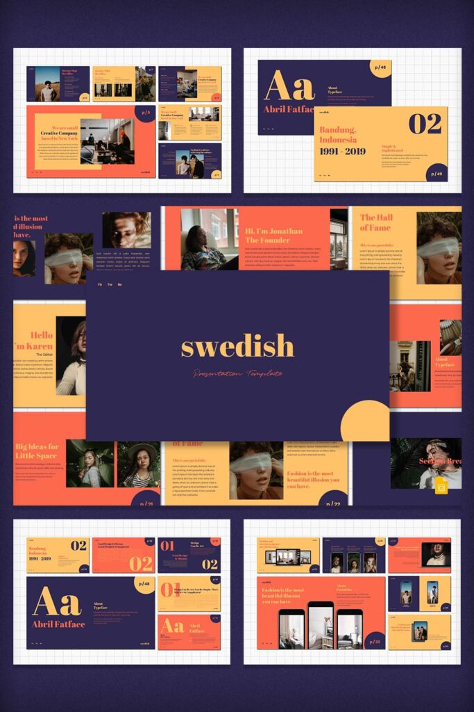 Swedish - Google Slides Template – MasterBundles