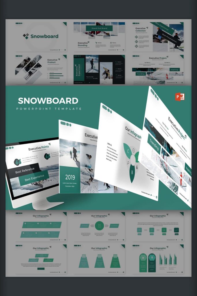 Snowboard - Powerpoint Template – MasterBundles