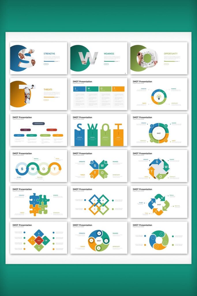 SWOT - Infographic Template – MasterBundles