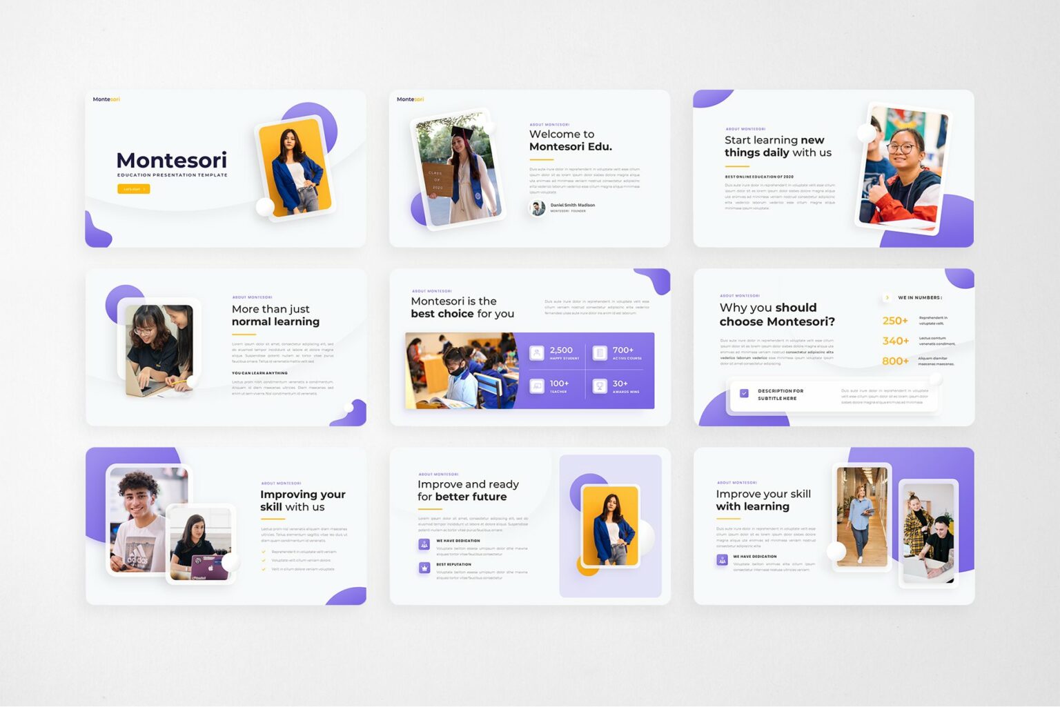 Montesori - Education PowerPoint – MasterBundles