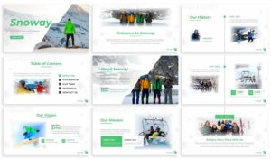 Snoway - Hiking Powerpoint Template – MasterBundles