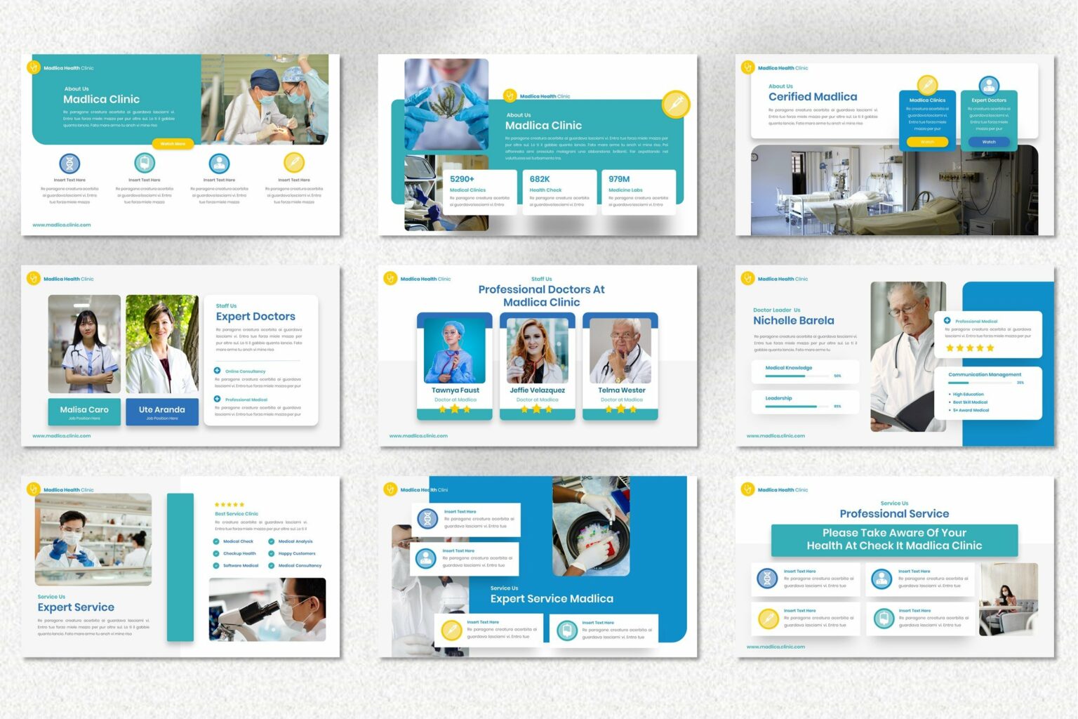 Madlica - Medical Powerpoin Template – MasterBundles