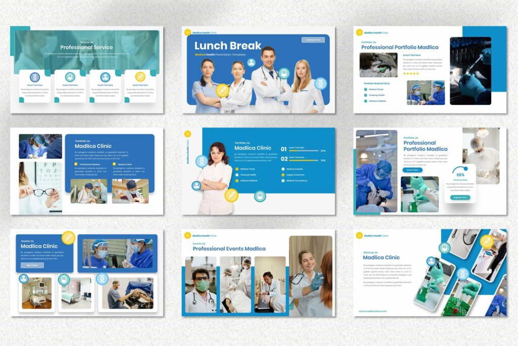 Madlica - Medical Powerpoin Template – MasterBundles