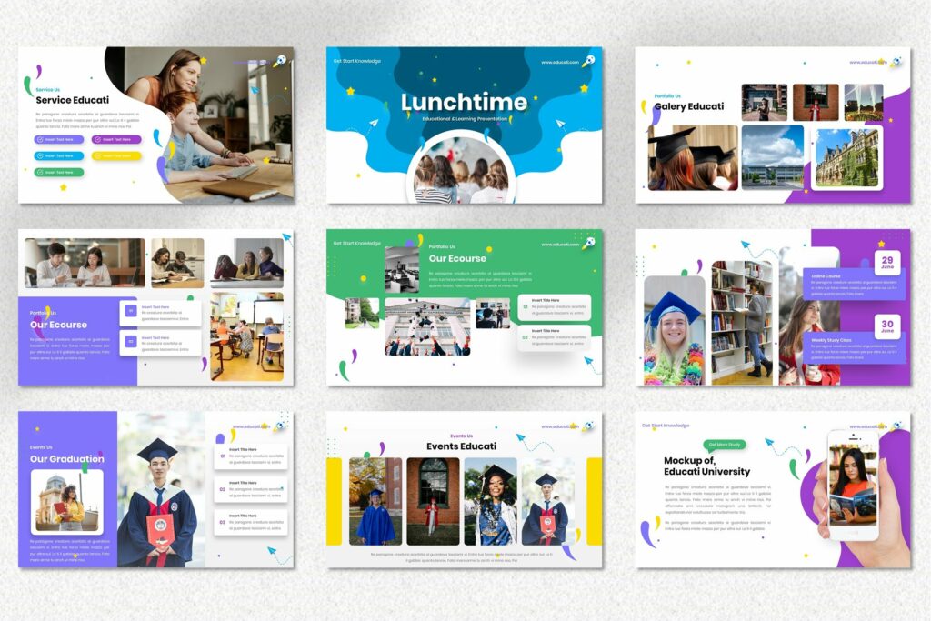 Educati - University Google Slides – MasterBundles