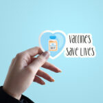 15 Vaccination stickers | MasterBundles