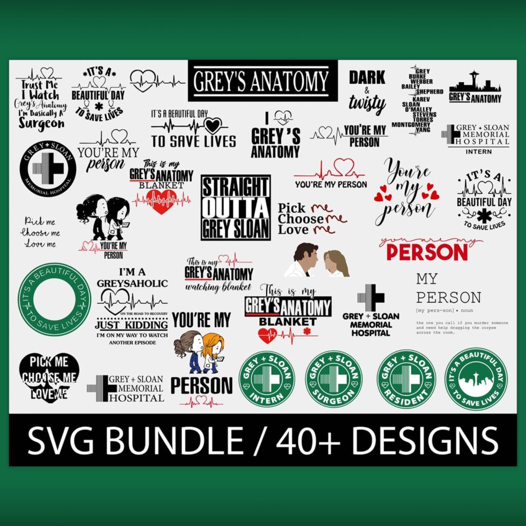 40+ Greys Anatomy SVG – MasterBundles