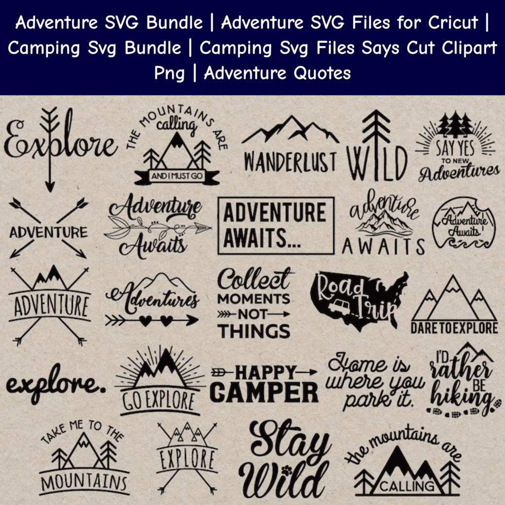 Adventure SVG Bundle – MasterBundles