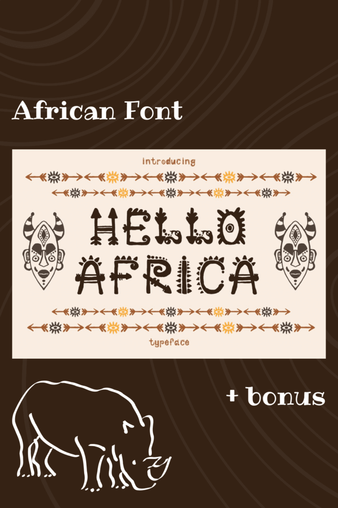 African Font + bonus – MasterBundles