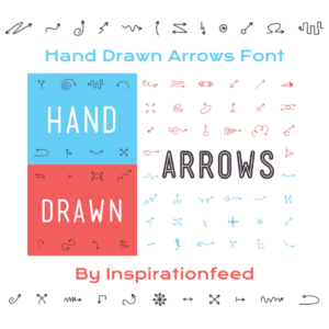 Hand Drawn Arrows Font – MasterBundles