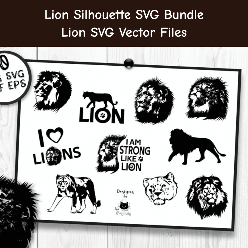 Lion SVG / Lion Illustration | Master Bundles