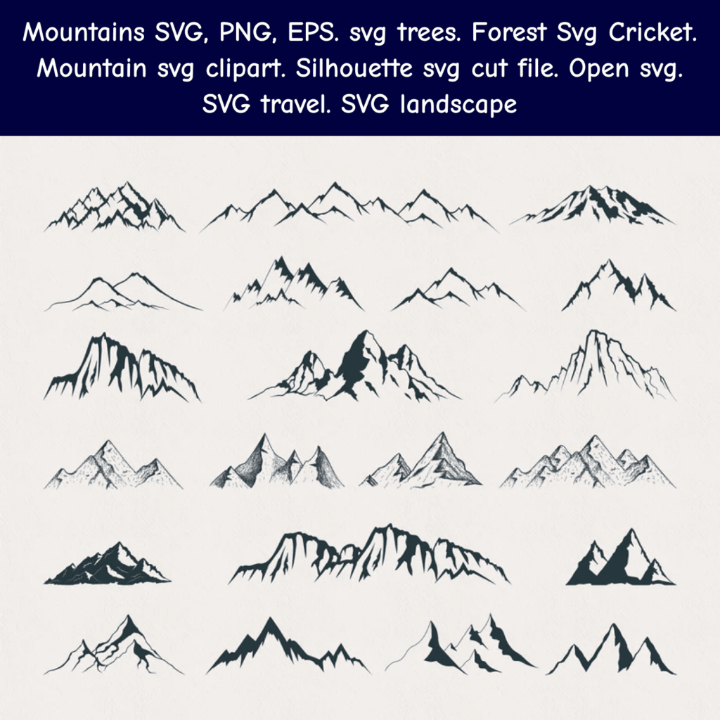 Mountains SVG – MasterBundles