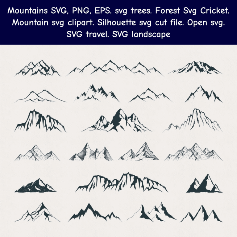 Mountains SVG – MasterBundles