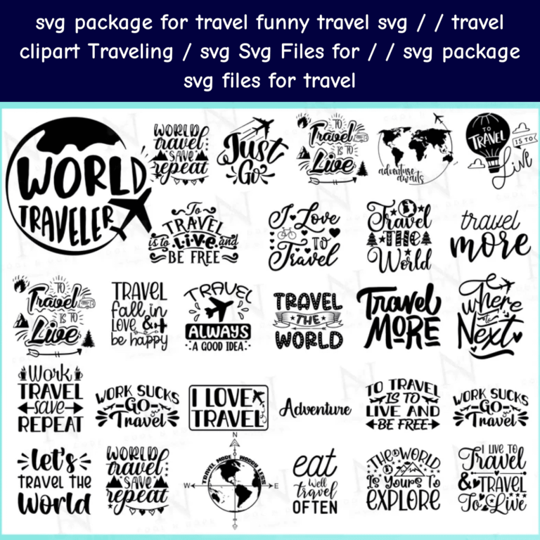 Free Travel SVG Designs – MasterBundles