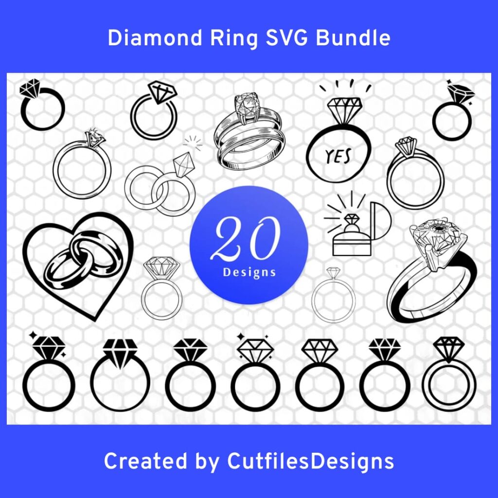 Engagement Ring SVG | MasterBundles