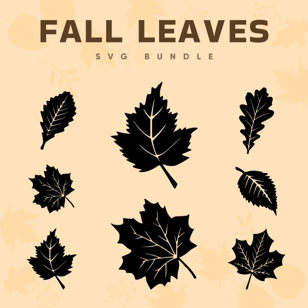 Fall Leaves, Cutting SVG Bundle, Autumn Leaves Clipart – MasterBundles