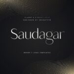 Saudagar Display Font + 7 Bonus Logo – MasterBundles