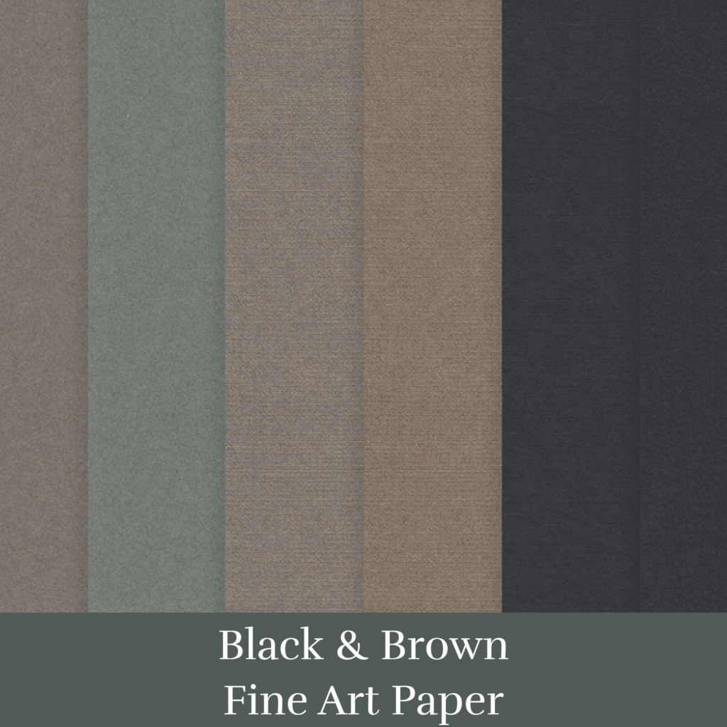Black & Brown Fine Art Paper – MasterBundles