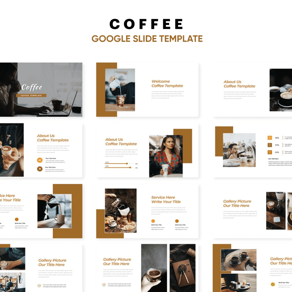 Coffee - Google Slide Template – MasterBundles
