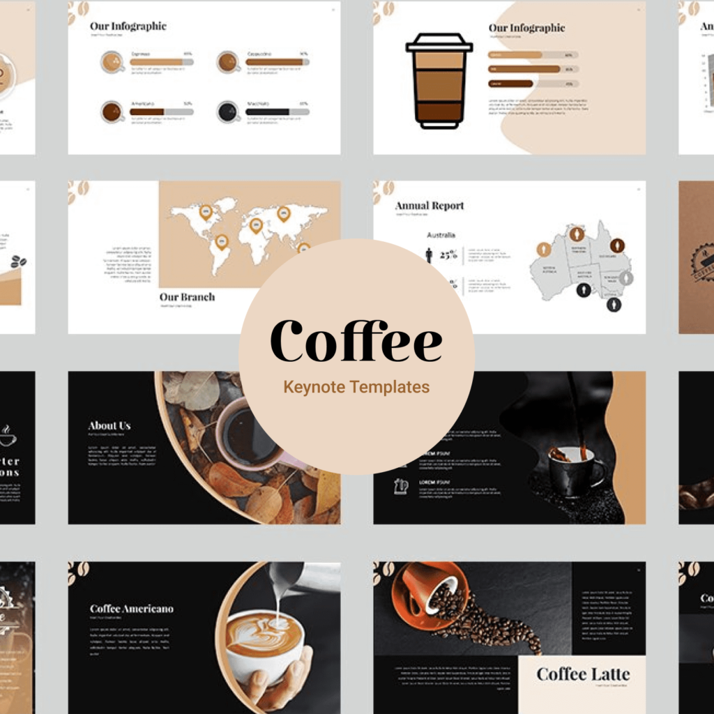 Coffee Keynote Templates – MasterBundles
