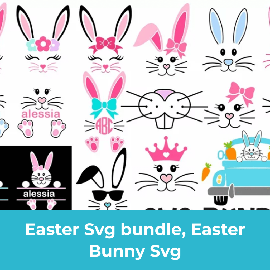 Easter Svg Bundle, Easter Bunny SVG – MasterBundles