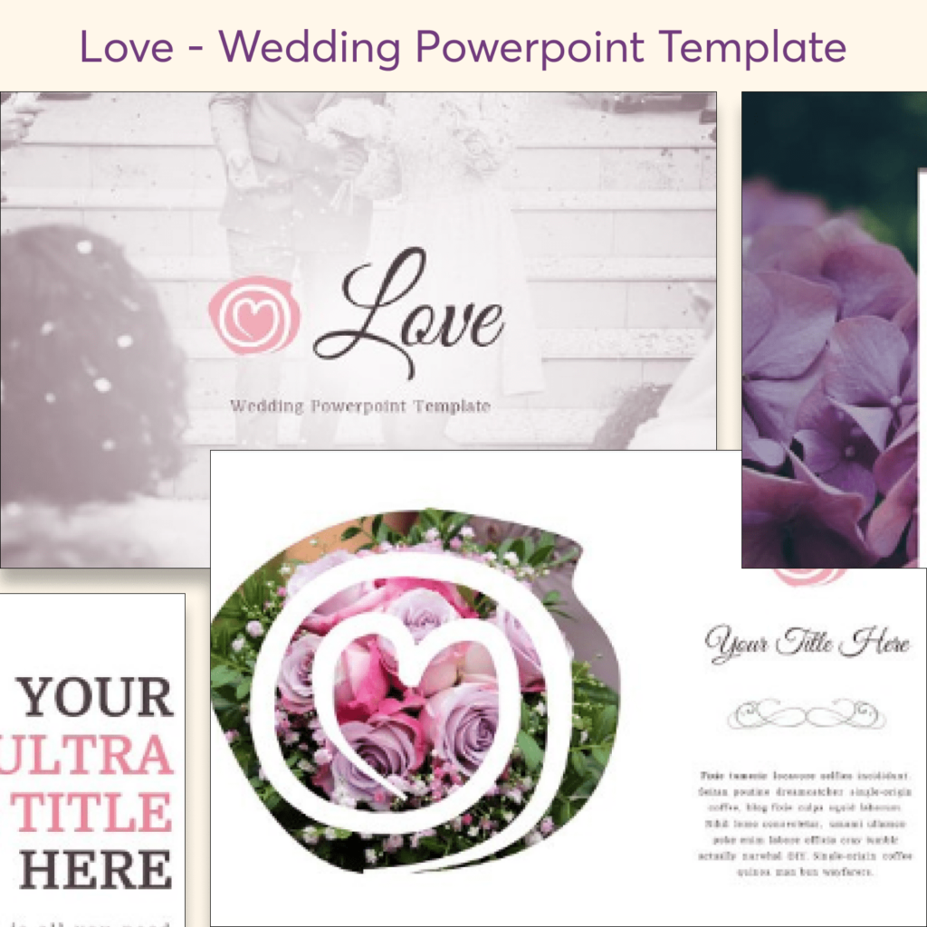 Love - Wedding Powerpoint Template – MasterBundles