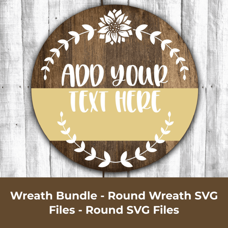 Wreath Bundle - Round Wreath SVG Files - Round SVG Files – MasterBundles