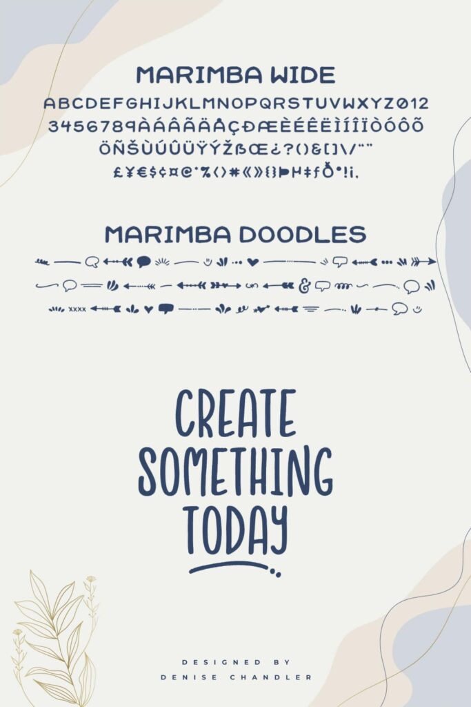 Marimba Font Duo – MasterBundles