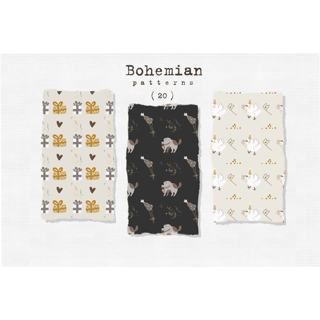Bohemia pattern set - MasterBundles