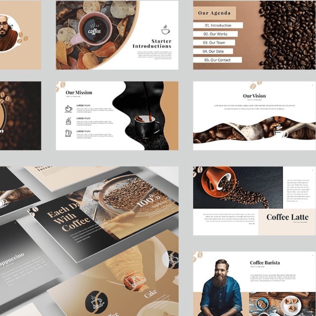 Coffee Keynote Templates – MasterBundles