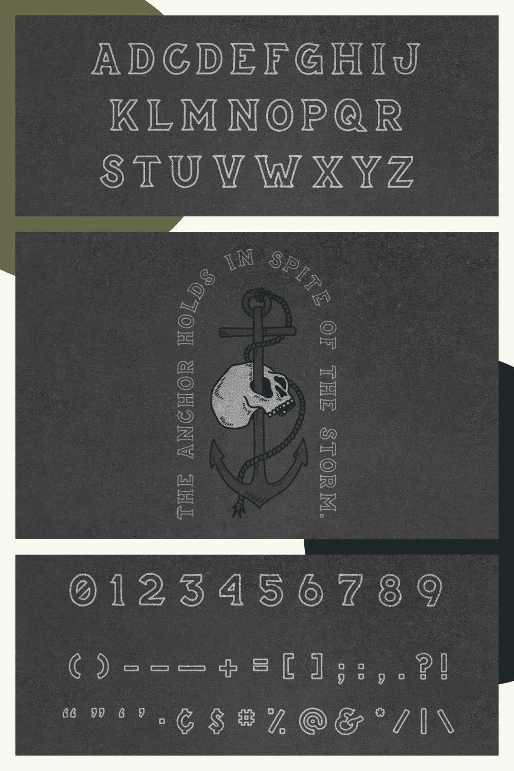 Epitaph Outlined Typeface – MasterBundles