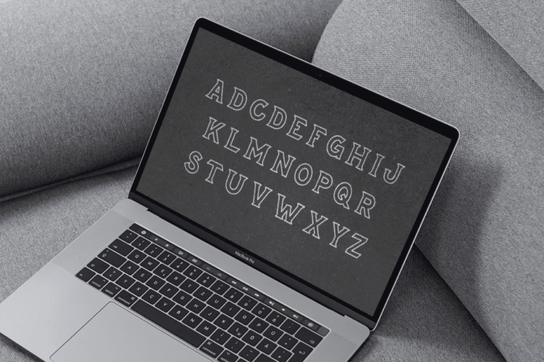 Epitaph Outlined Typeface – MasterBundles