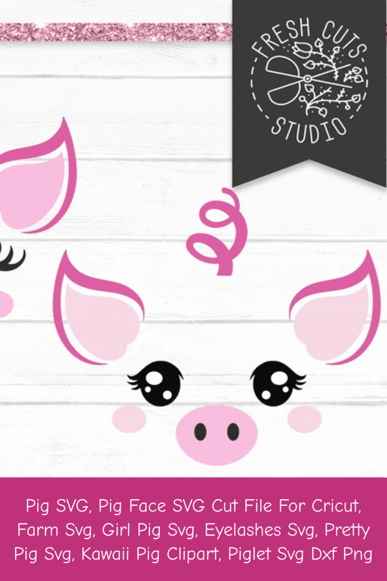 Pig Faces SVG Cut File for Cricut – MasterBundles