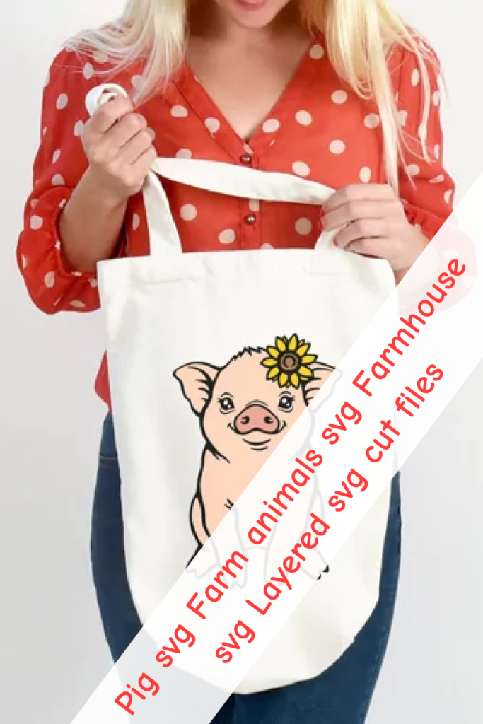 Pig SVG Farm Animals SVG Farmhouse SVG Layered SVG Cut Files ...