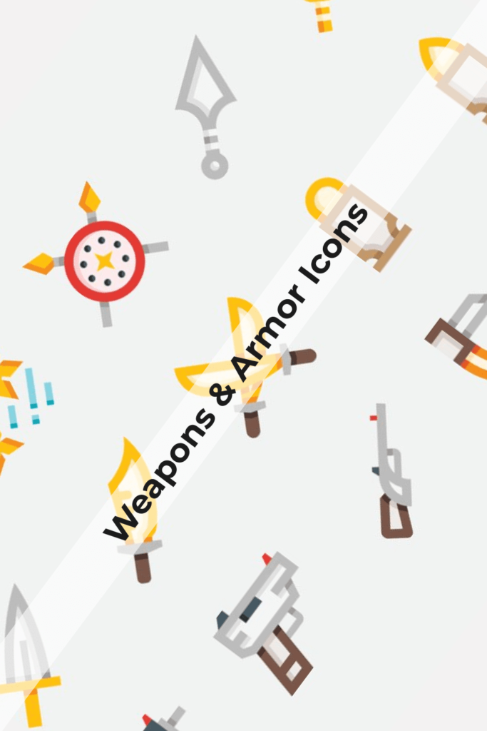 Weapons & Armor Icons – MasterBundles