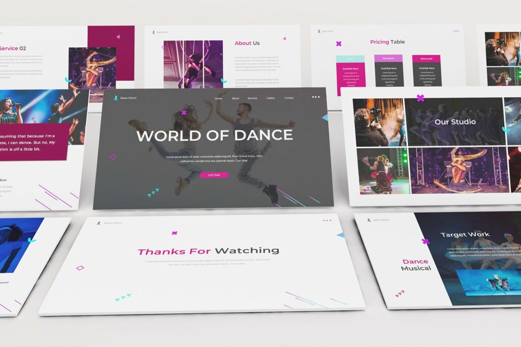 Dance Powerpoint Template – MasterBundles