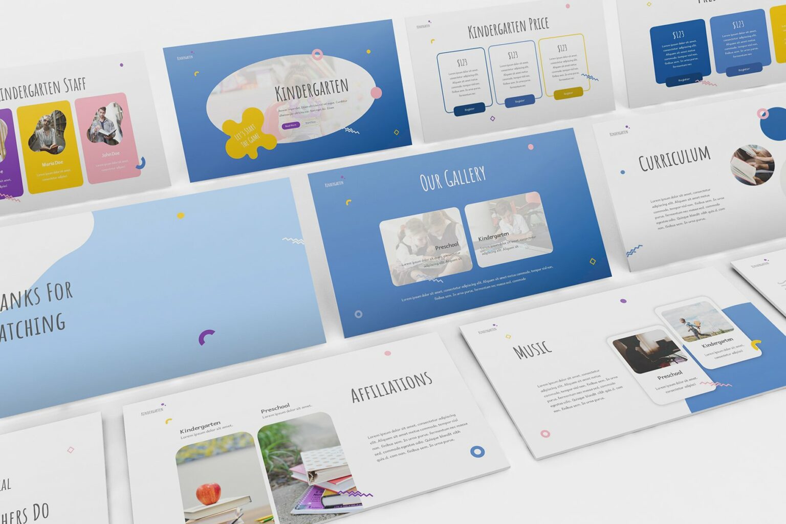 Kindergarten Powerpoint Template – MasterBundles