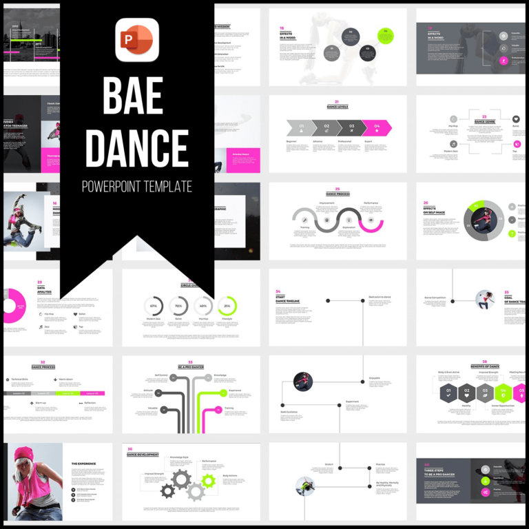 Bae Dance Powerpoint Template – MasterBundles