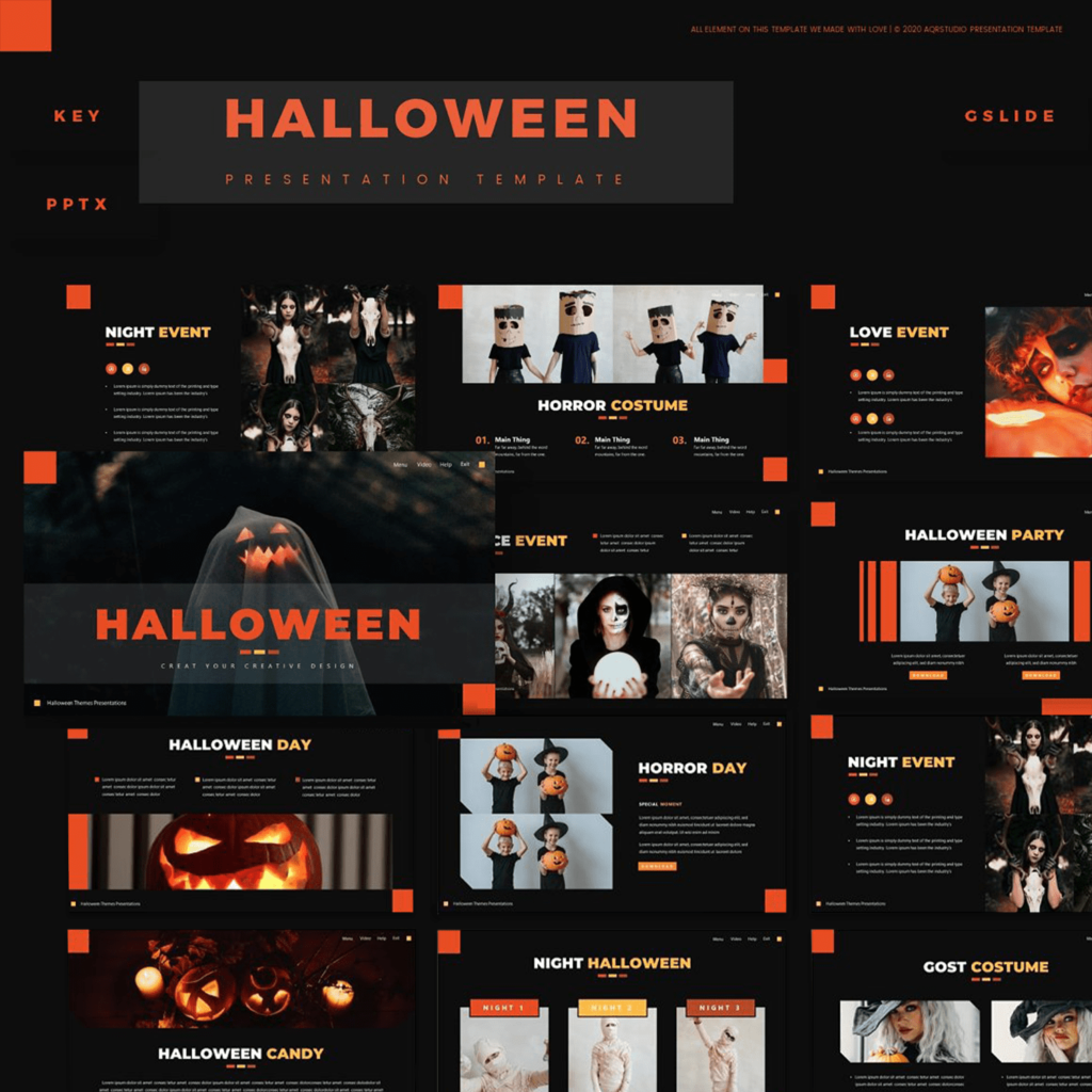Halloween - Presentation Template – MasterBundles