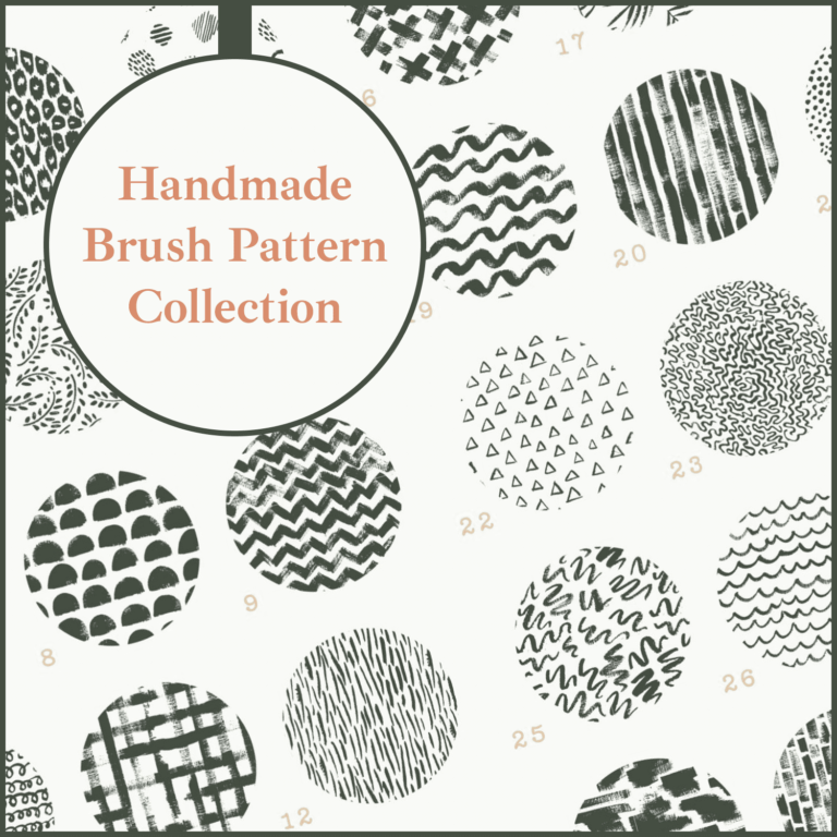 Handmade Brush Pattern Collection – MasterBundles