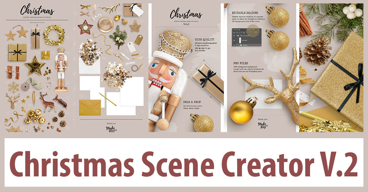 Christmas Scene Creator V.2 – MasterBundles