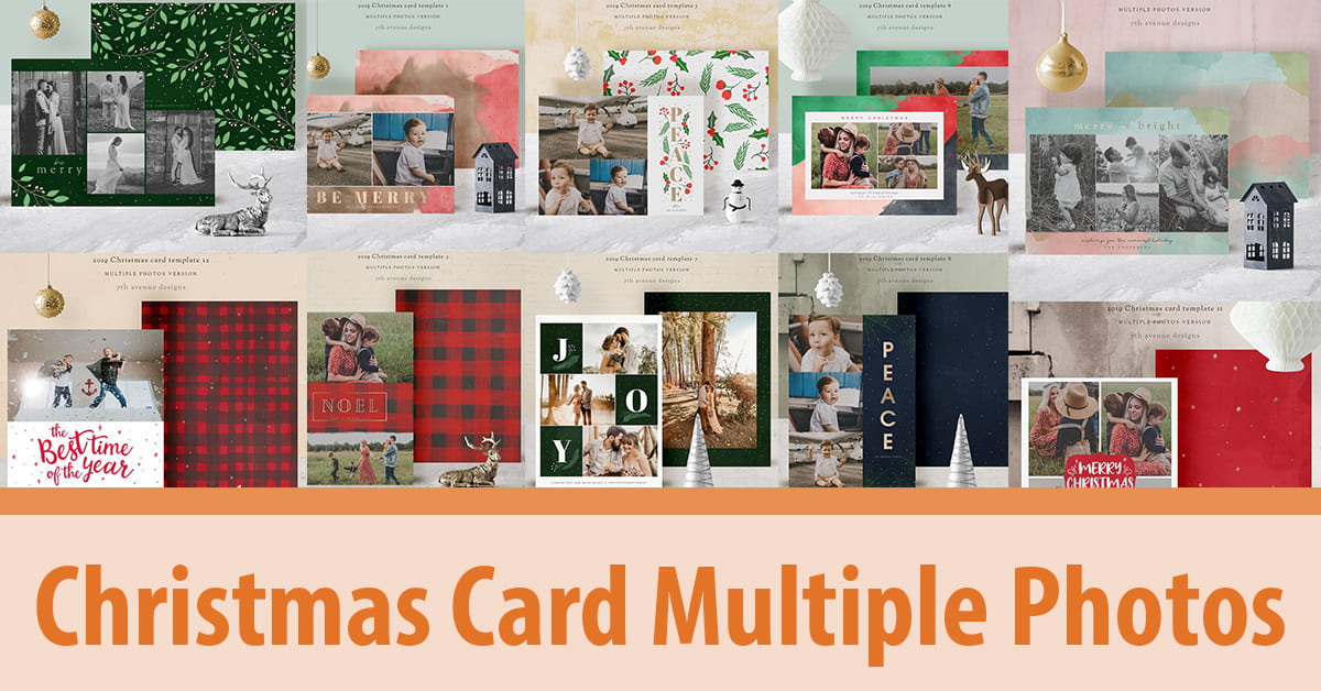 Christmas Card Multiple Photos – MasterBundles