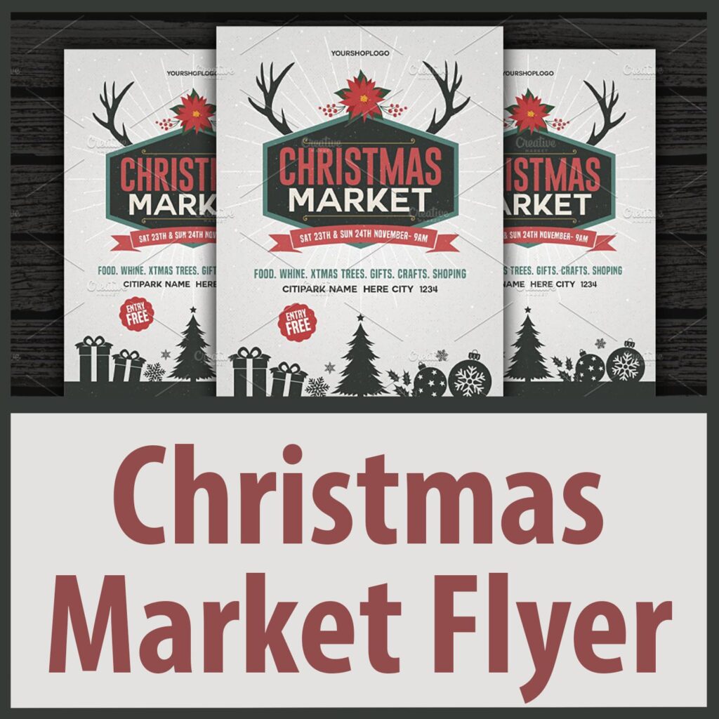 Christmas Market Flyer – MasterBundles
