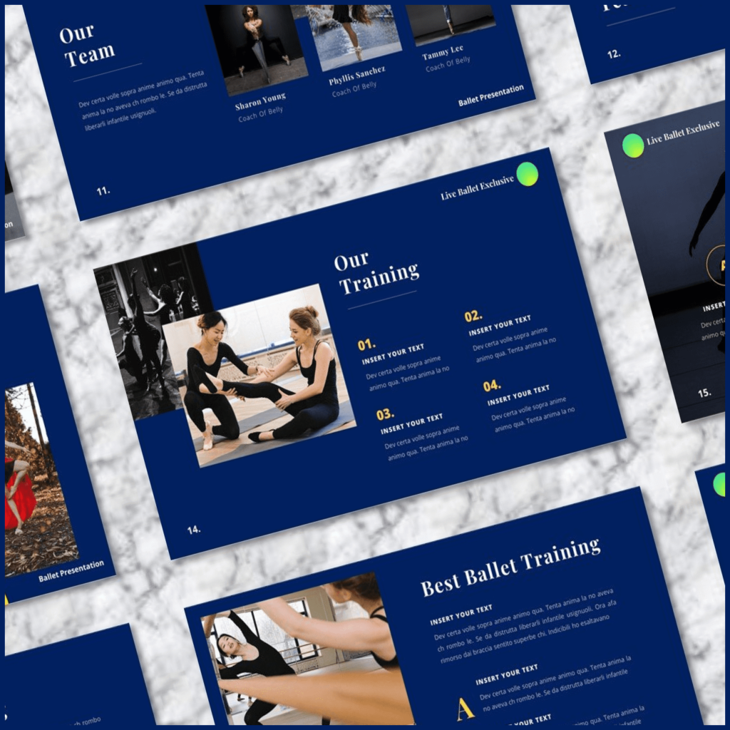 Belly - Ballet Googleslide Template – MasterBundles